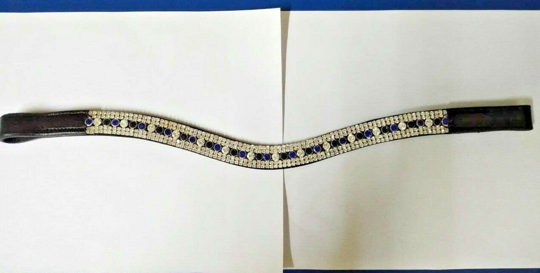 New Western Five Row Beautiful Leather Clear Crystal Stylish Homemade ...