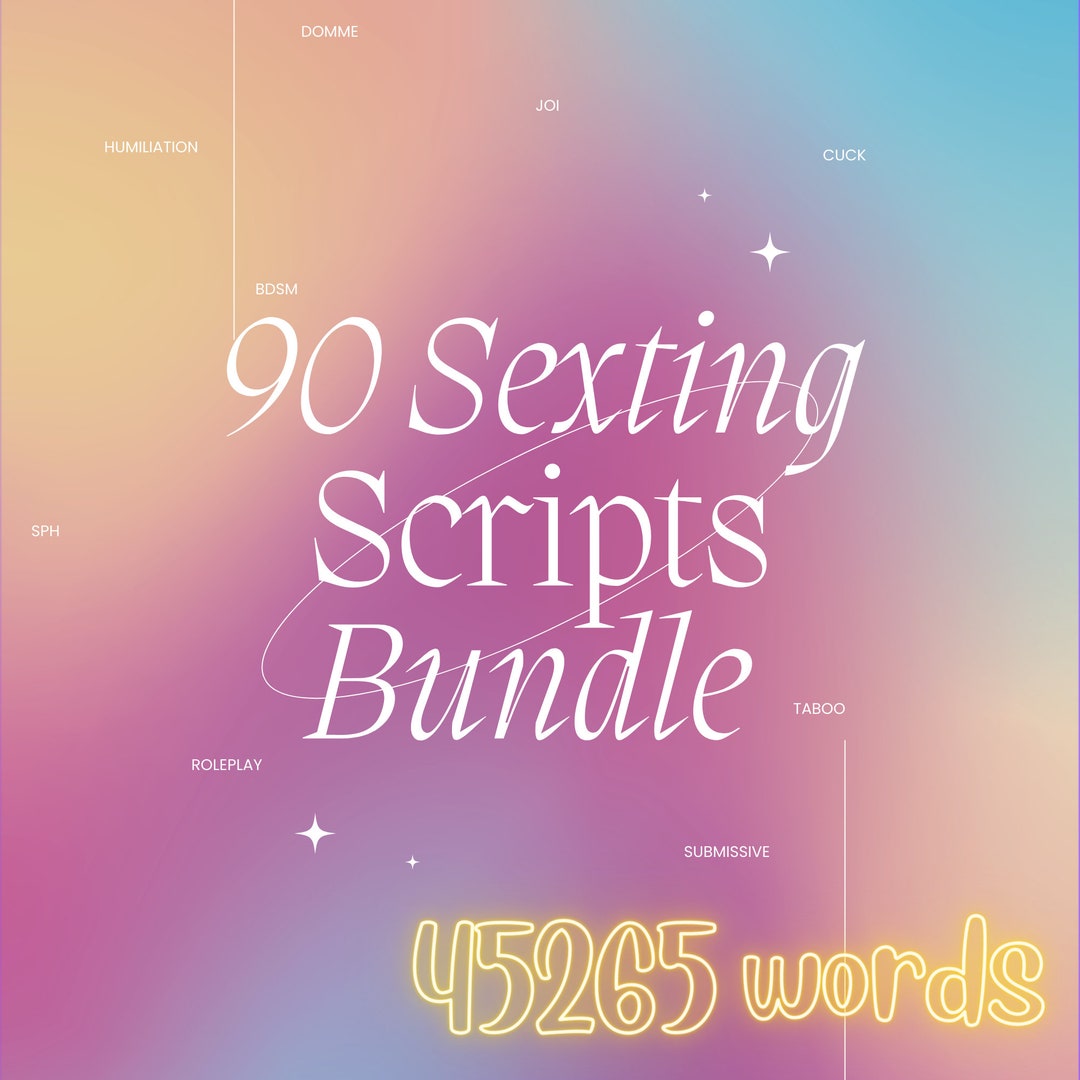 Onlyfans Scripts Bundle 90 Sexting Script Bundle Joi Sexting - Etsy Canada