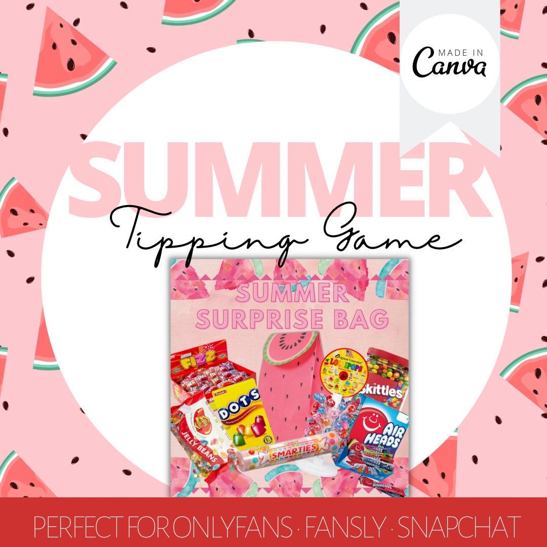 Onlyfans Summer Tipping Game, Tip Games, Content Creator Games , Fansly ...