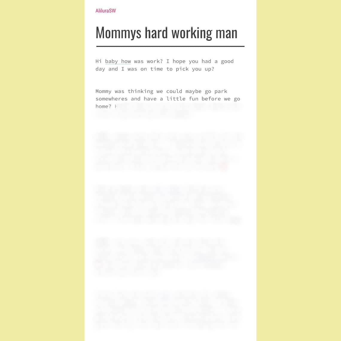 Mommy Script | Adult Mommy Sexting Script | Adult Industry Sexting ...