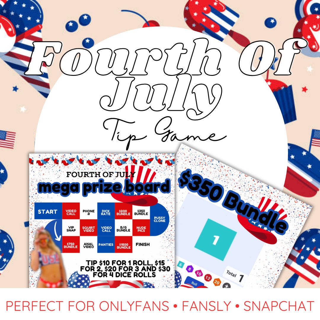 Onlyfans July Fourth Theme Tipping Game, Tip Games, Content Creator ...