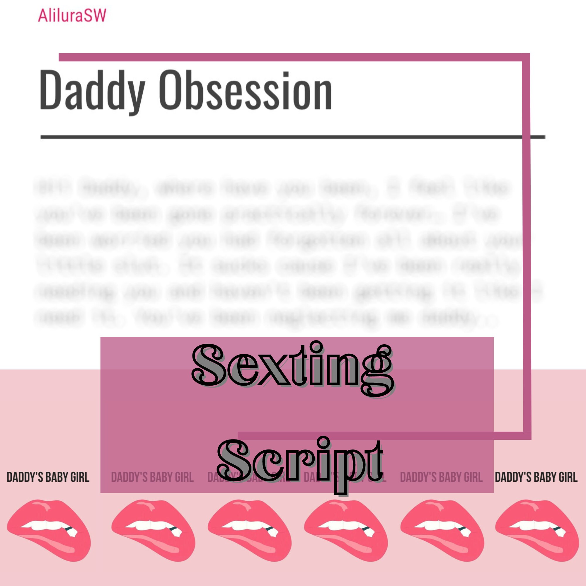 Daddy Script | Adult Daddy Sexting Script | Adult Industry Sexting Scripts | Onlyfans Daddy ...