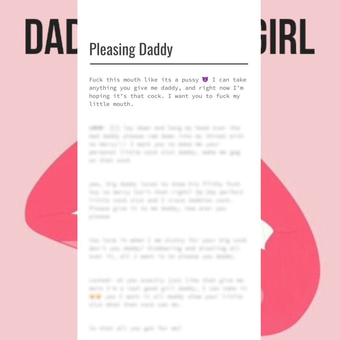 Daddy Script | Adult Daddy Sexting Script | Adult Industry Sexting Scripts | Onlyfans Daddy ...