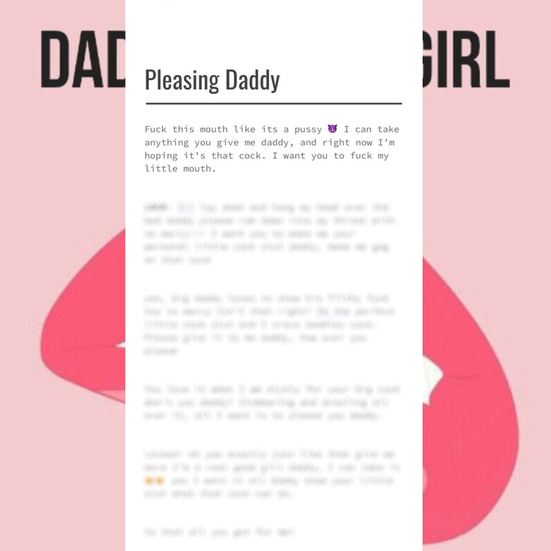 Daddy Script Adult Daddy Sexting Script Adult Industry Sexting