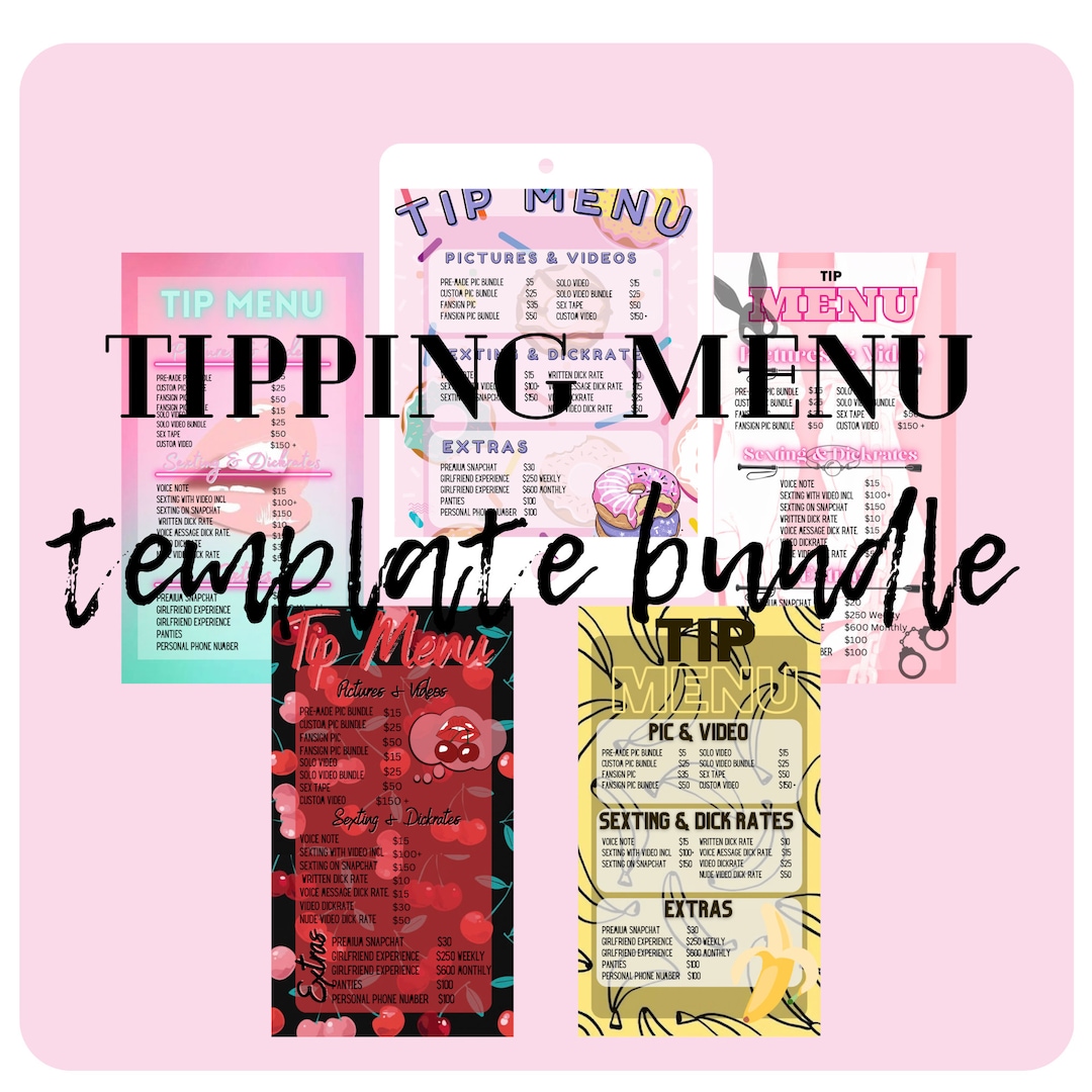 Onlyfans Tipping Menu, Onlyfans, Onlyfans Tips, Onlyfans Content ...