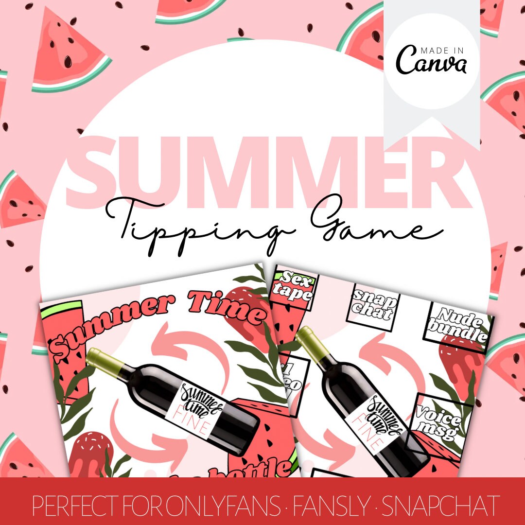 Onlyfans Summer Tipping Game, Tip Games, Content Creator Games , Fansly ...