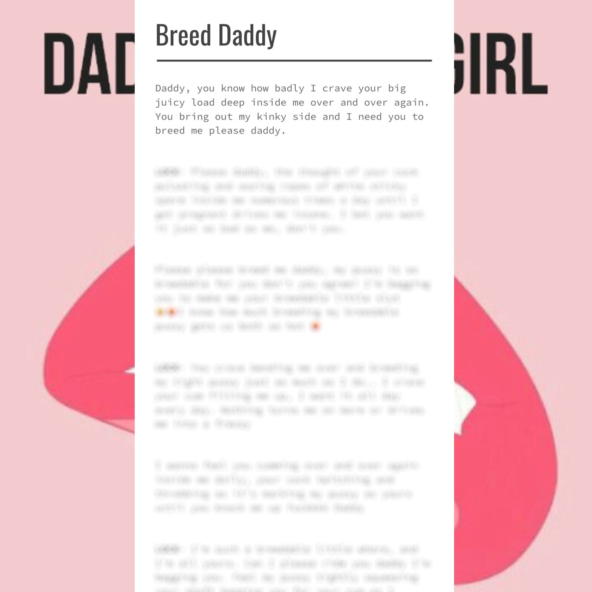 Daddy Script | Adult Daddy Sexting Script | Adult Industry Sexting ...