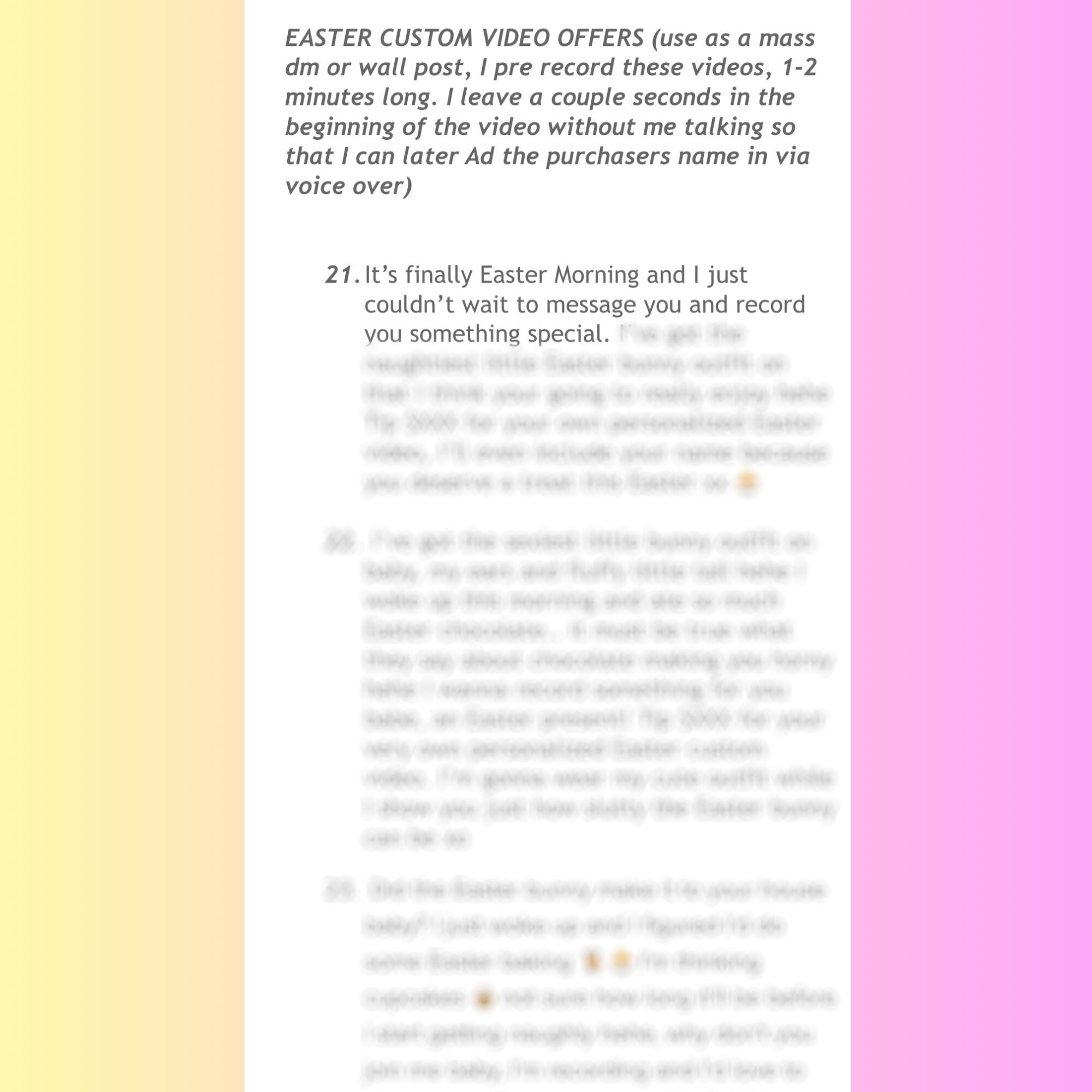 Easter Captions Ppv Captions Onlyfans Caption Ideas - Etsy