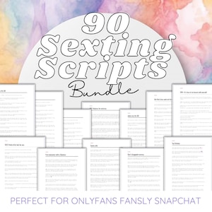 Onlyfans Scripts Bundle, 90 Sexting Script Bundle, Joi Sexting Script ...