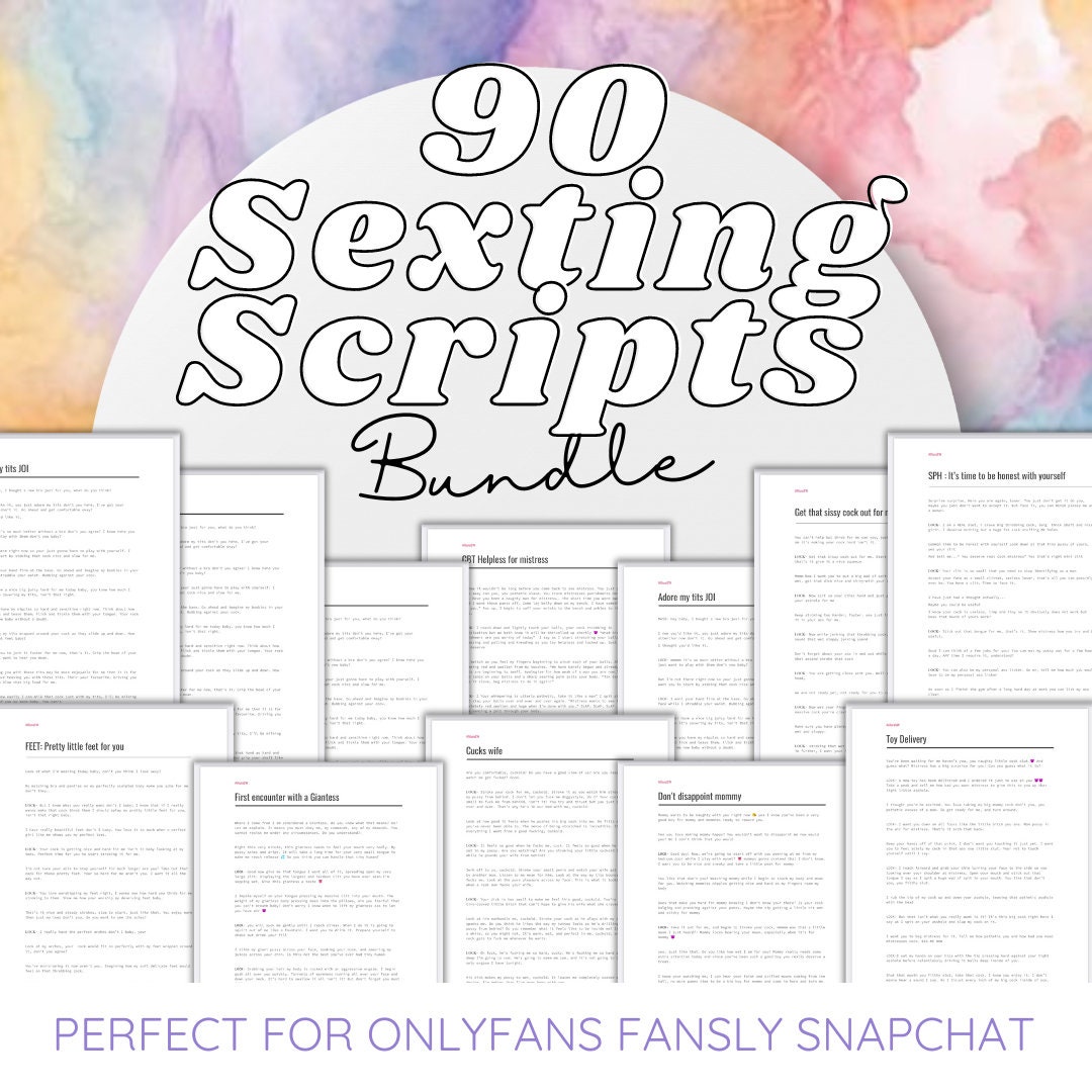 Onlyfans Scripts Bundle, 90 Sexting Script Bundle, Joi Sexting Script ...