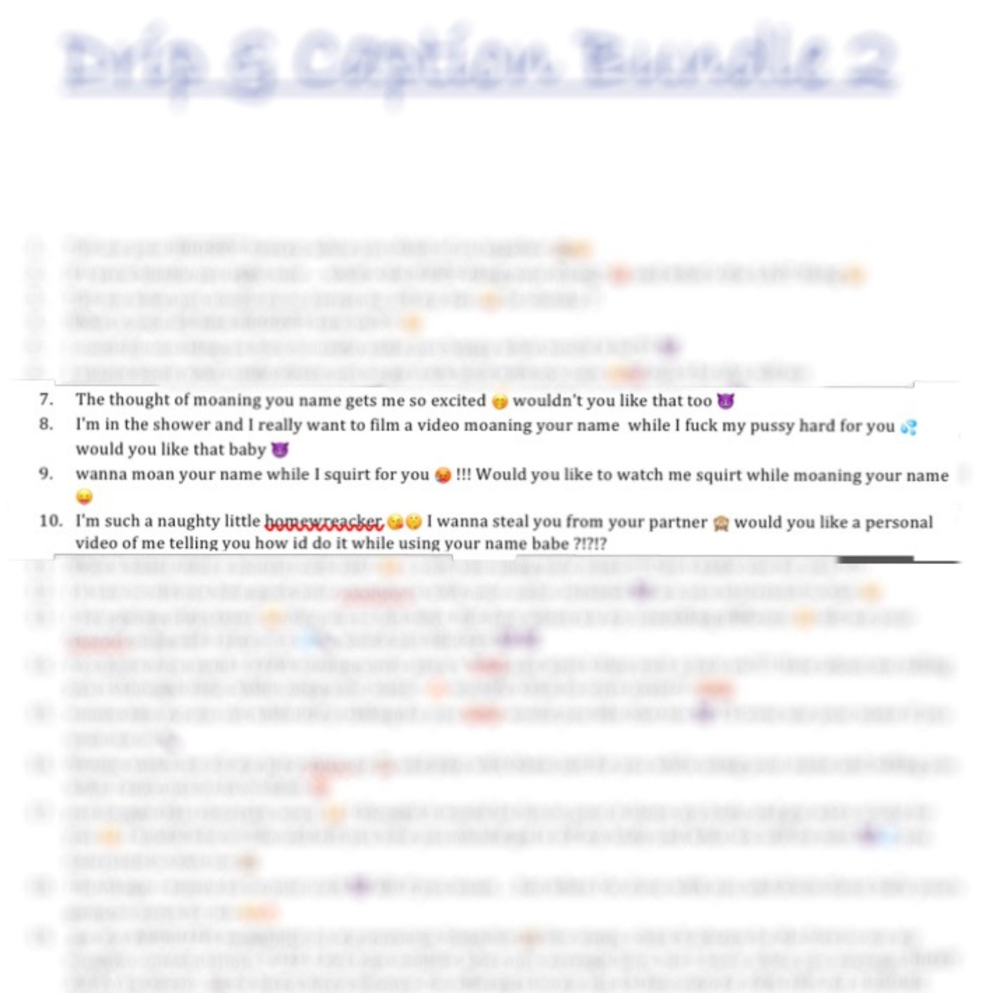 Onlyfans Captions, 100 Caption Bundle, Ppv Captions, Onlyfans Caption ...