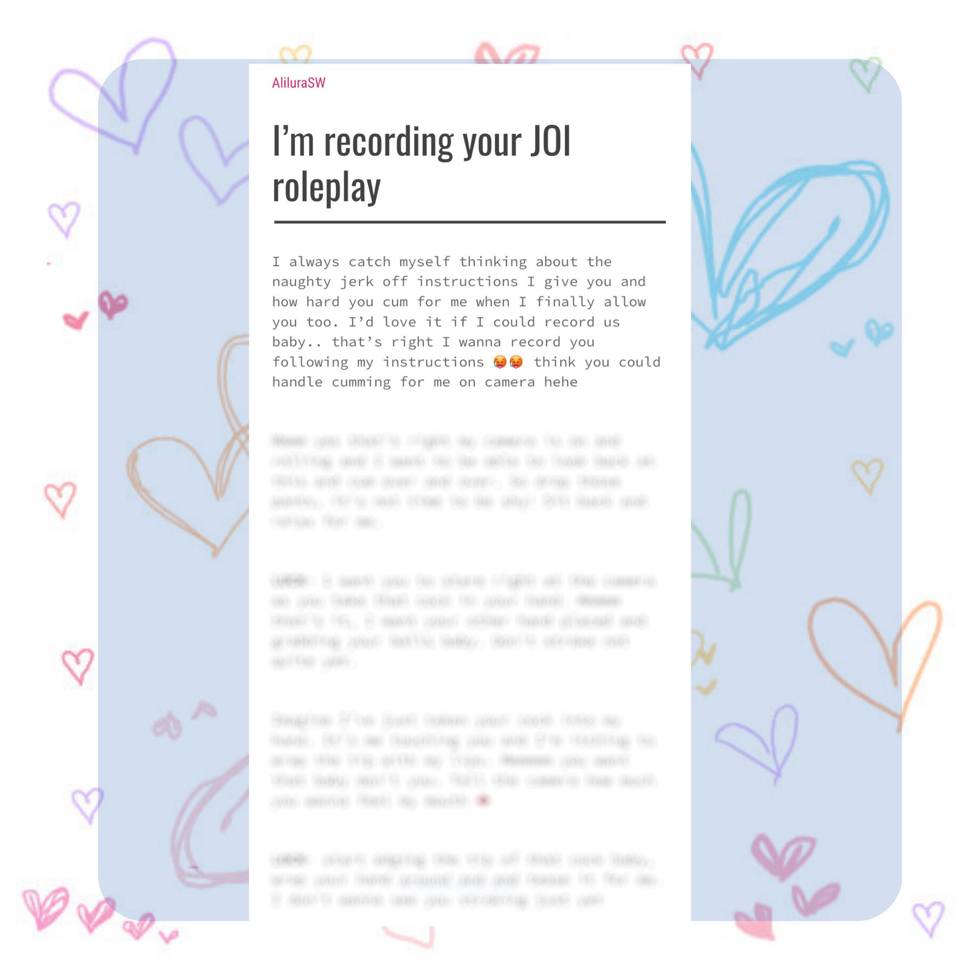 Onlyfans Roleplay Scripts Sexting Script Bundle, Roleplay Sexting ...