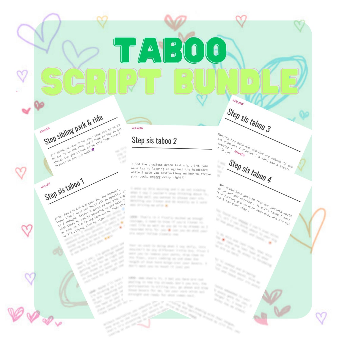 Onlyfans Taboo Sexting Script Bundle, Taboo Sexting Script Bundle Content Creator Scripts ...