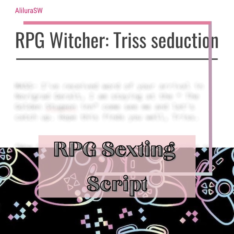 Role Play Gamer Script | RPG Sexting Script | Adult Industry Scripts | Onlyfans RPG Script ...