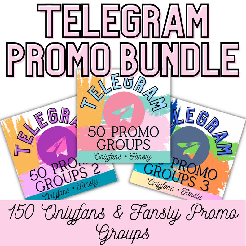 Telegram Promo Groups , Onlyfans Fansly Promo Bundle, S4s Promo ...