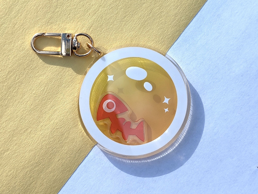 Splatoon Golden Egg Acrylic 2.5" Shaker Charm - Etsy