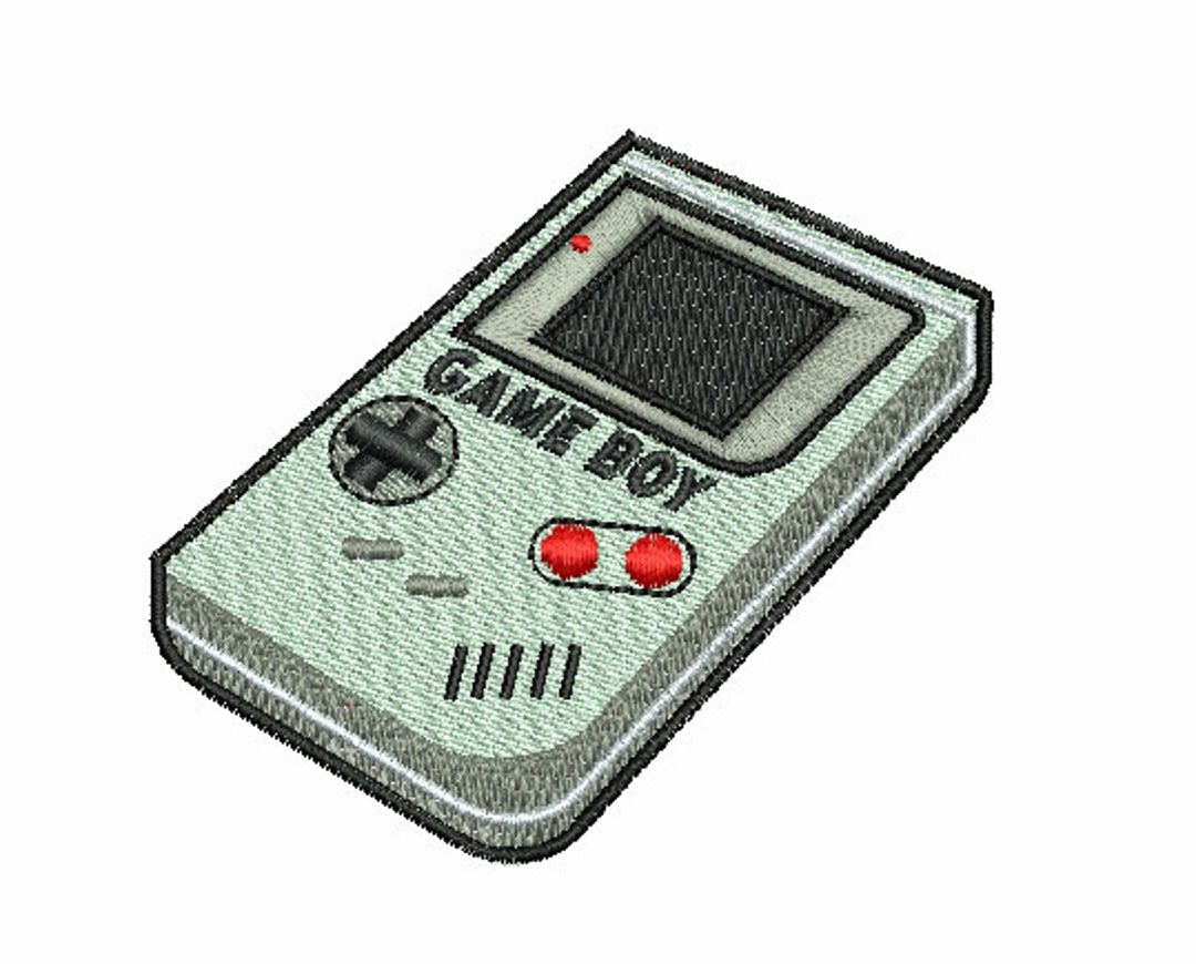 Gameboy Embroidery Design (digital Dst File Only) (this is NOT a Patch ...