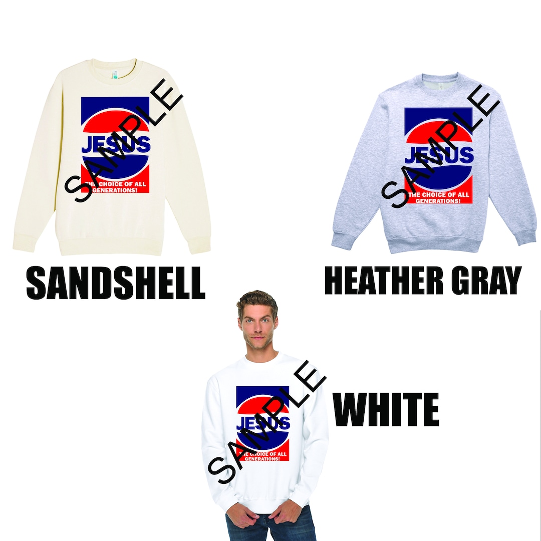 JESUS Vintage Pepsi Logo Crewneck - the Choice for All Generations! - Etsy
