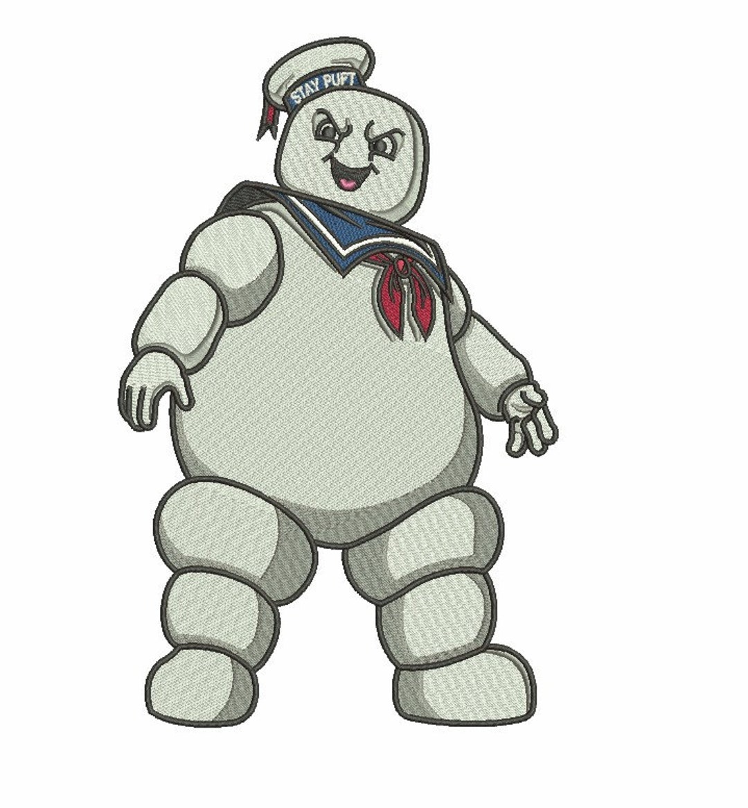 Stay Puft Back Logo Dst File Only Digital - Etsy
