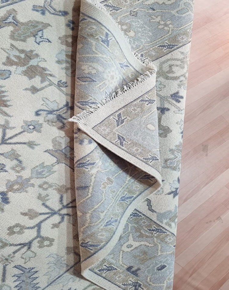 Natural Turkish Knot Oushak Rug 9X128X1010X14 - Etsy