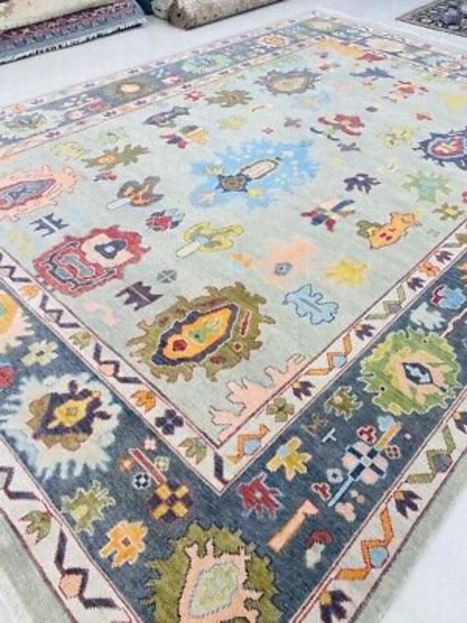 Winn Handmade Knotted Woolen Area Rug/ Living Room Rug 6x9 - Etsy