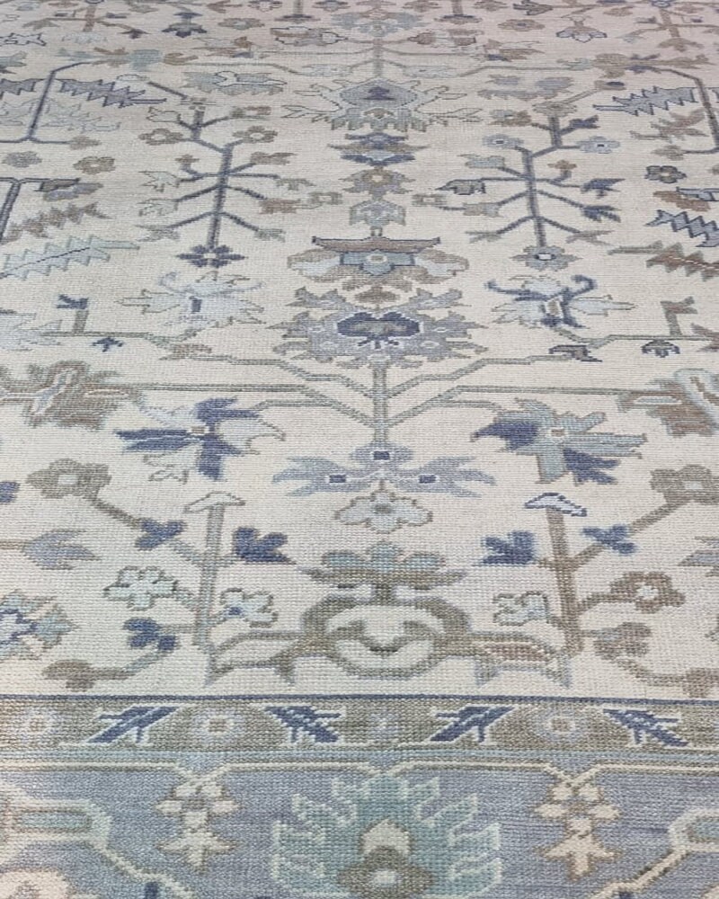 Natural Turkish Knot Oushak Rug 9X12,8X10,10X14 - Etsy