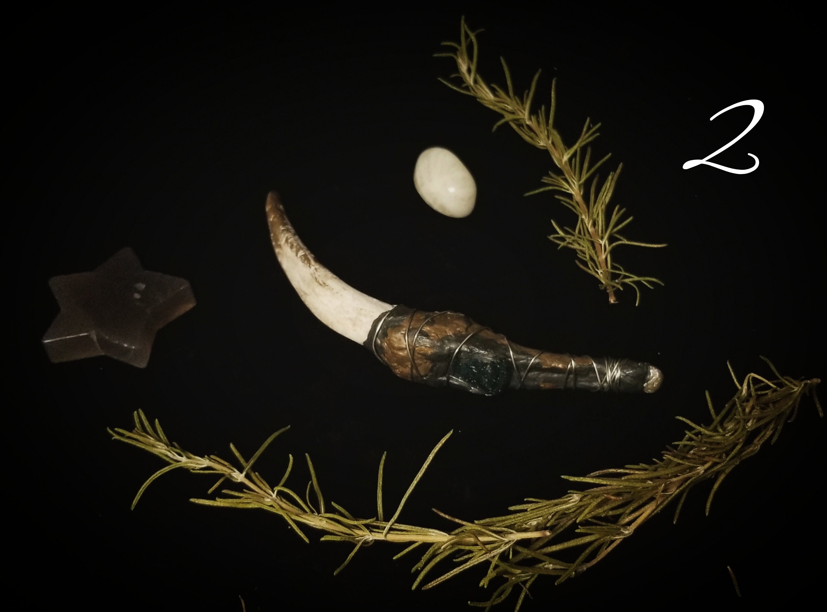 Nebula - Magic Wand - Divine Altar Tools With Semi Precious Gems Jade ...