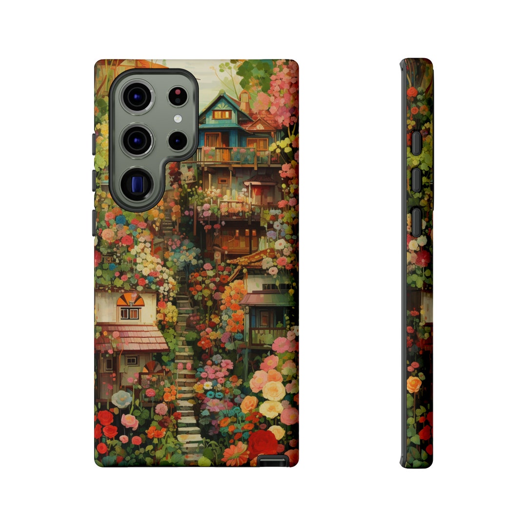 Cottage Core Aesthetic House Collage Vintage Tough Case for - Etsy