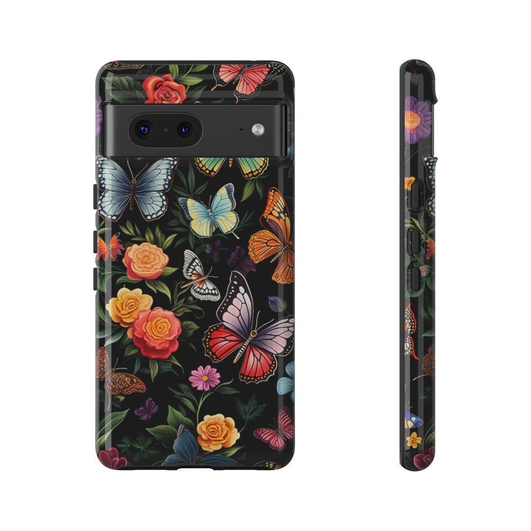 Cottagecore Floral Embroidered Phone Case Aesthetic Summer Garden ...