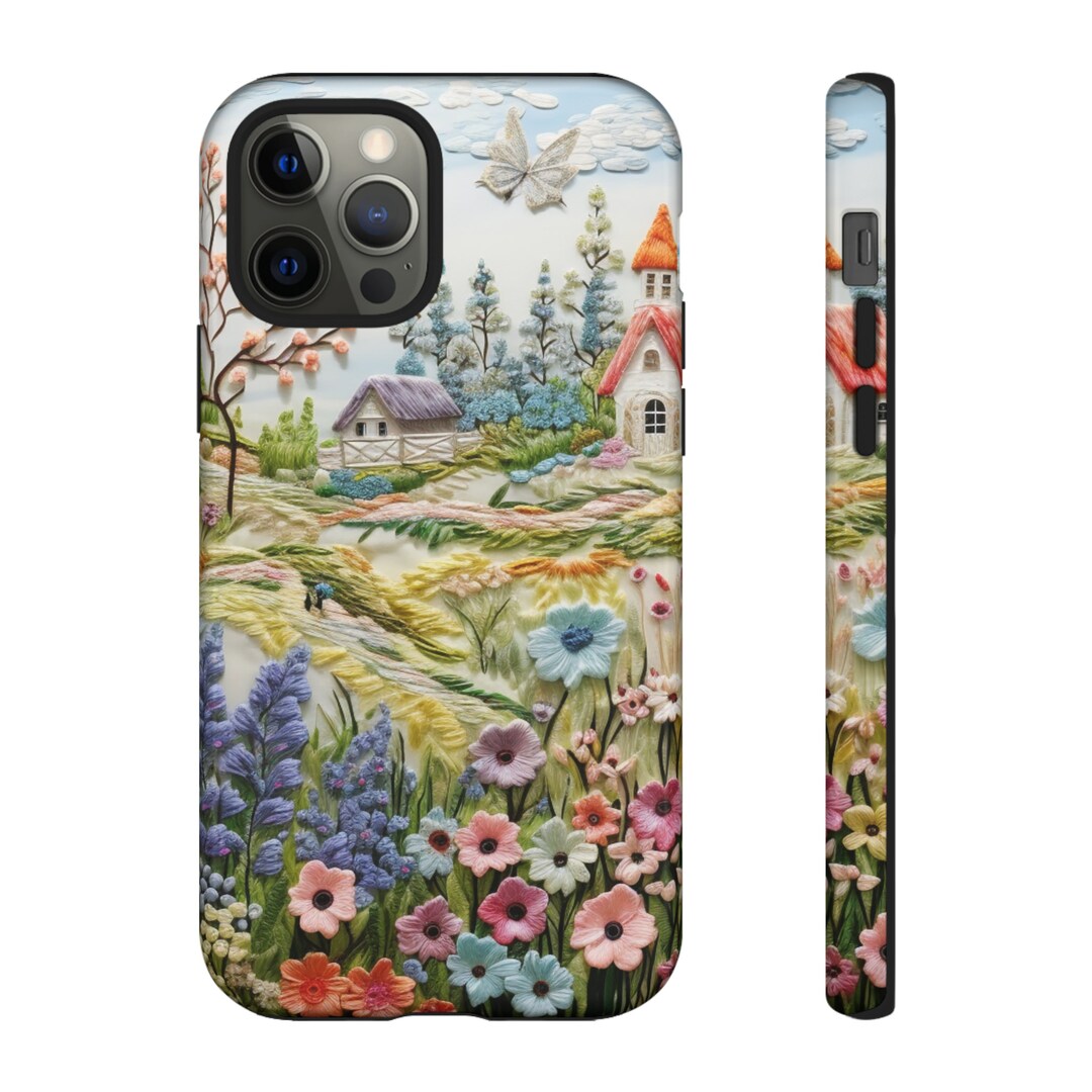 Cottage Core Wildflower , Garden, Aesthetic Phone Case for iPhone 15,14 ...