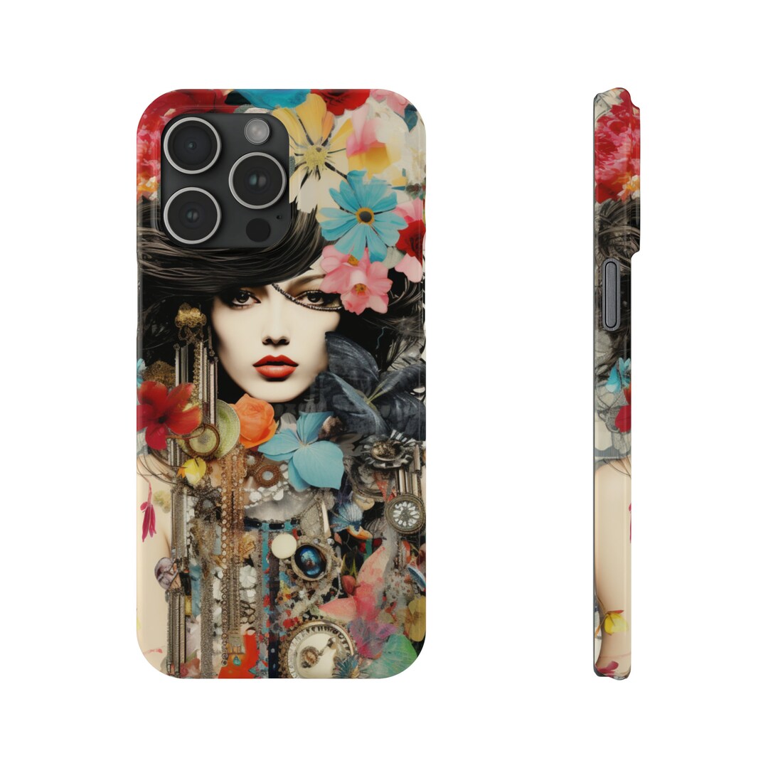 Collage Model Sunglasses iPhone Gift Case Fashion Magazine Art for ...