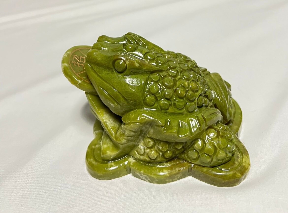 Jade Money Toad - Etsy