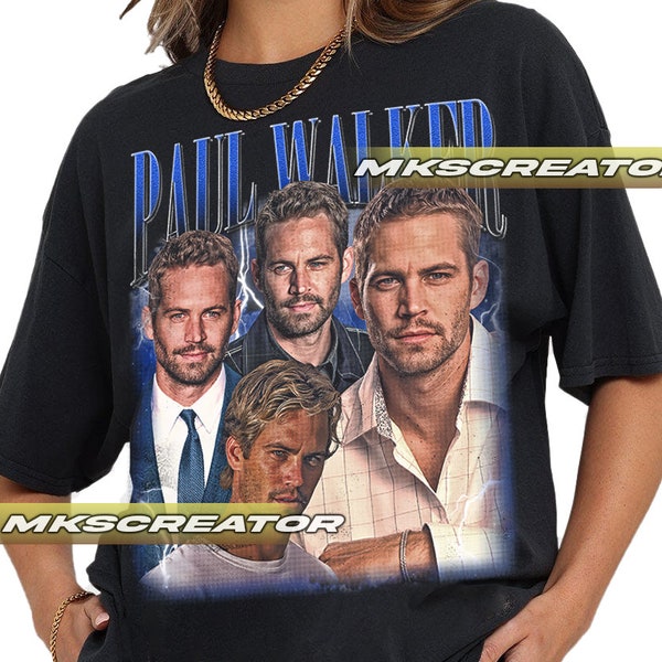 Paul Walker Tshirt - Etsy