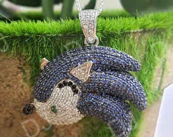 Sonic Diamond Pendant - Etsy