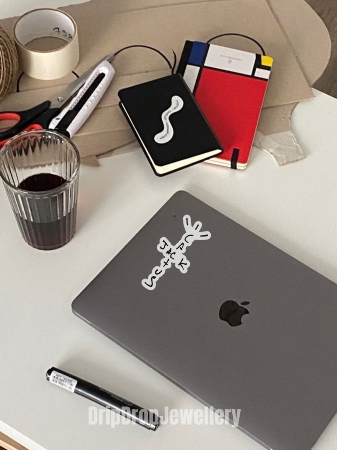 Cactus Jack Logo Sticker Travis Scott Sticker Jackboys Glossy Vinyl ...