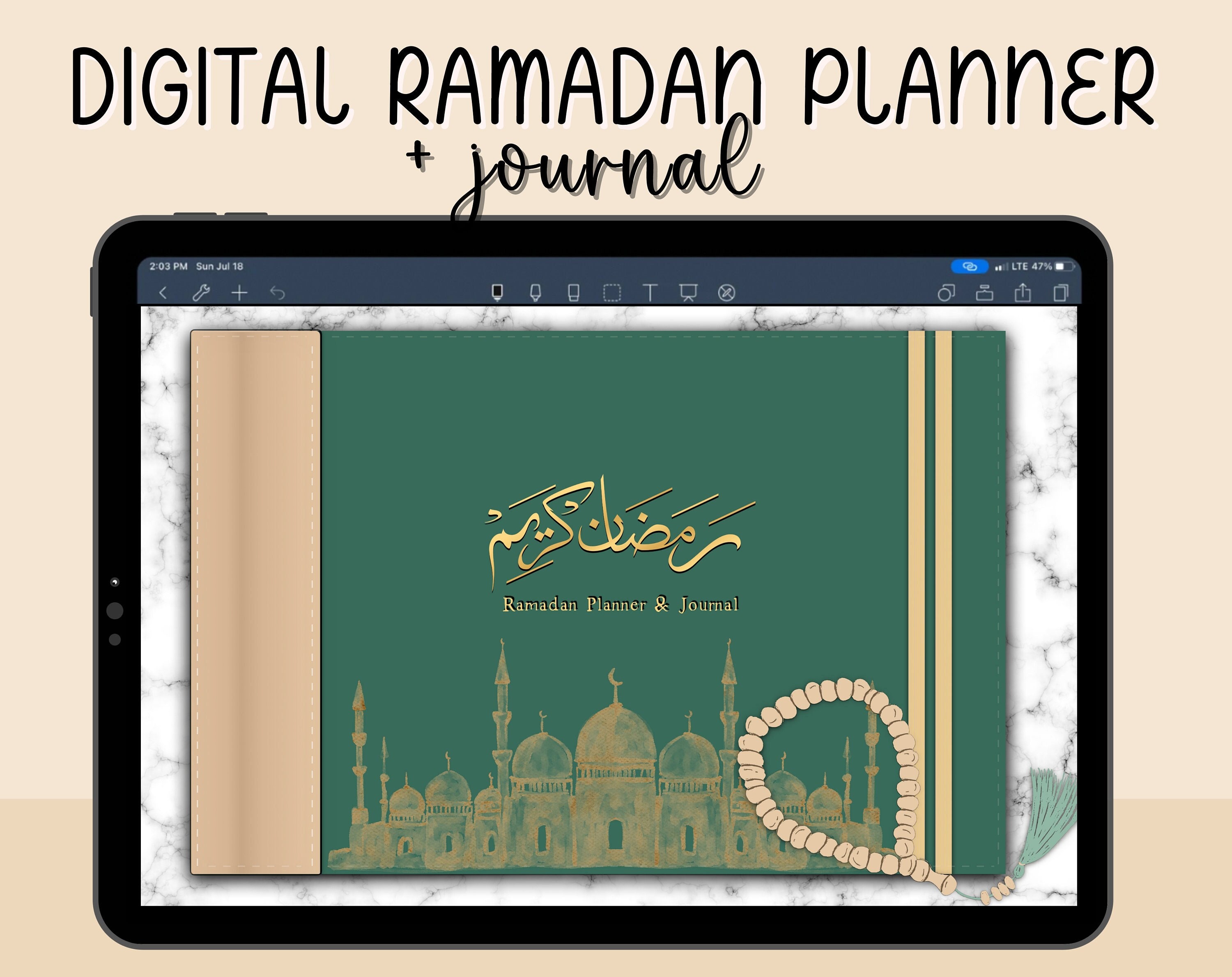 Ramadan Digital Planner 2023 | Digital Planner for Goodnotes - Etsy