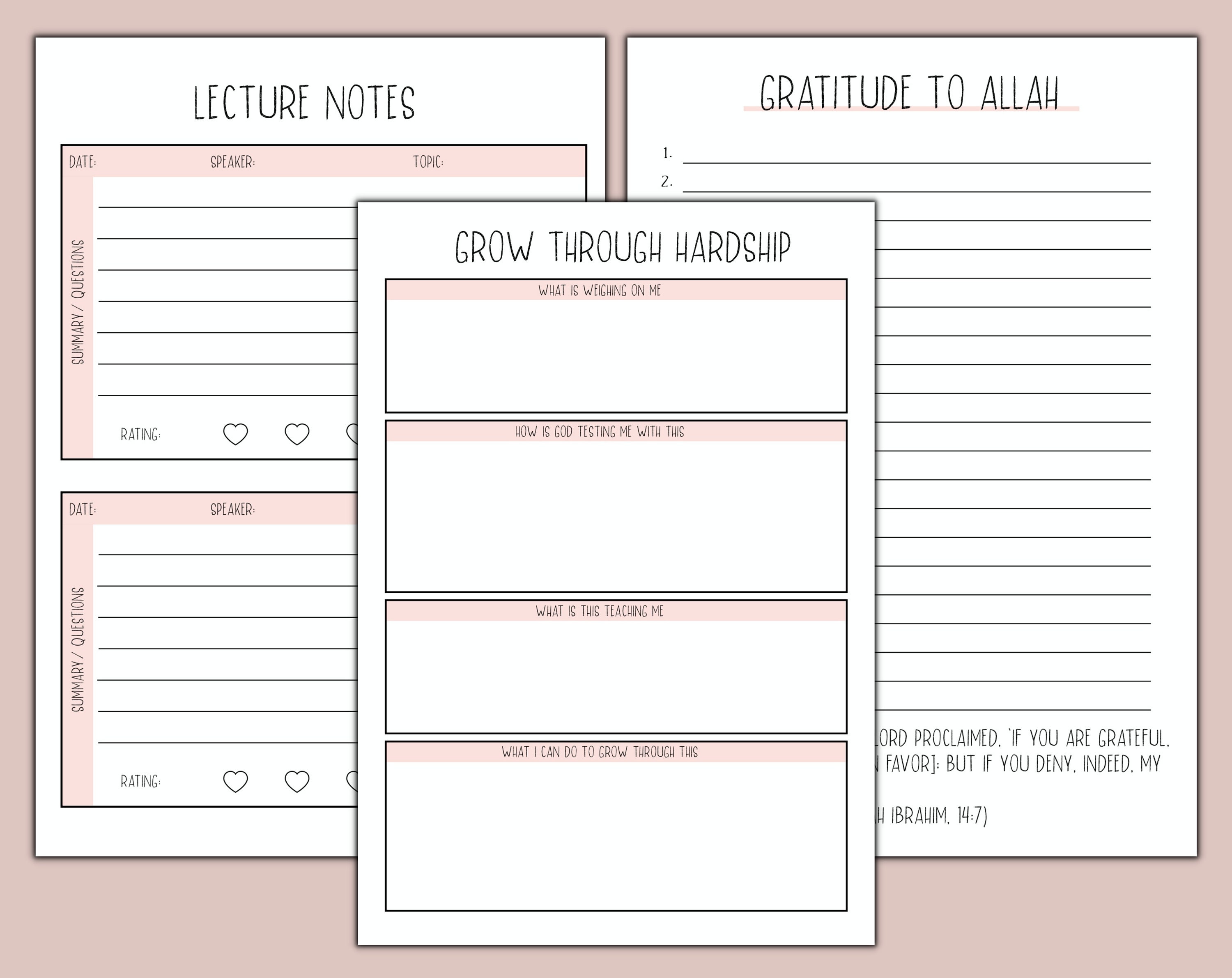 Islamic Printable Planner 2023 Printable Planner for Muslim ...