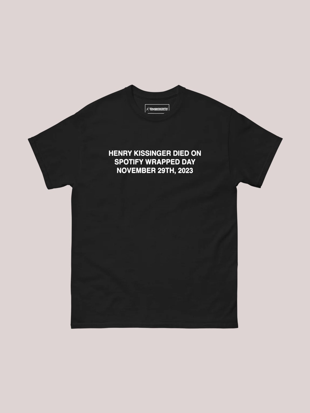 Henry Kissinger Died on Spotify Wrapped Day 2023 - Etsy