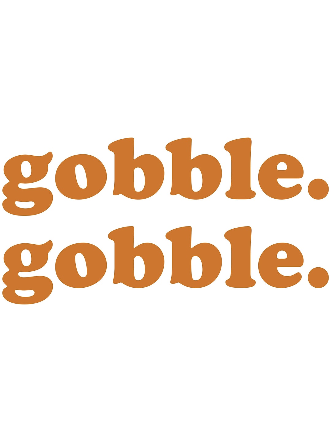 Gobble Gobble PNG, Thanksgiving PNG, Turkey Cute Fall PNG - Etsy