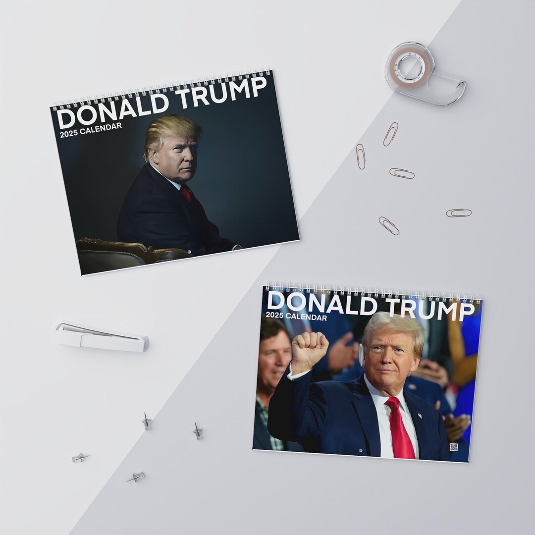 Donald Trump 2024 Calendar Wall Calendars 2025 - Etsy