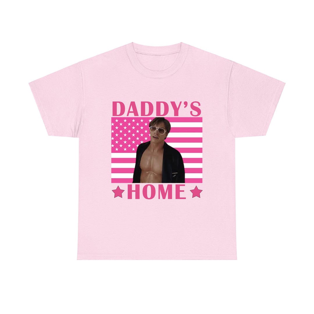 Daddy's Home Nicholas Chavez Pink American Flag Funny Meme Shirt - Etsy