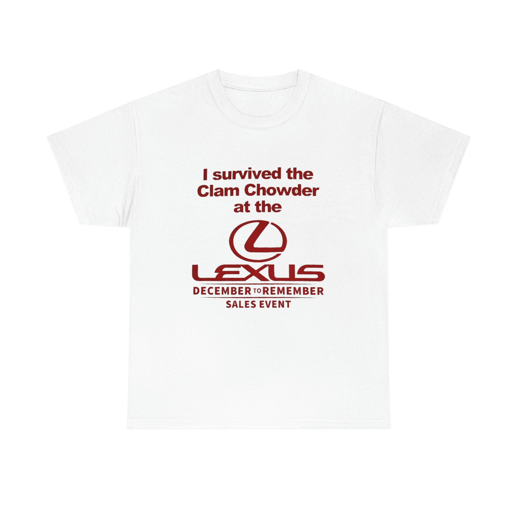 I Survived the Clam Chowder at the Lexus Shirt - Etsy