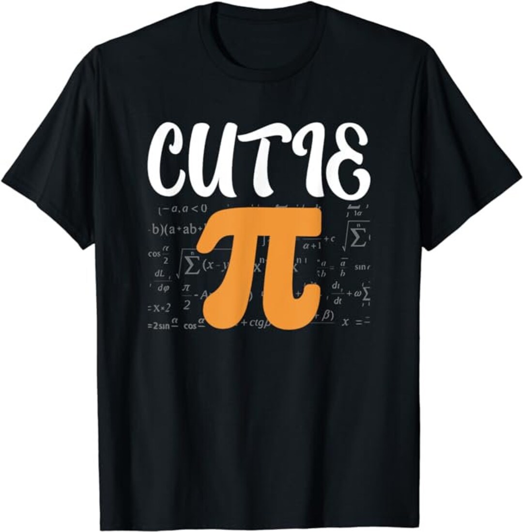 Cutie Pi Math Science Teacher 3.14 Funny Pi Day Shirt - Etsy