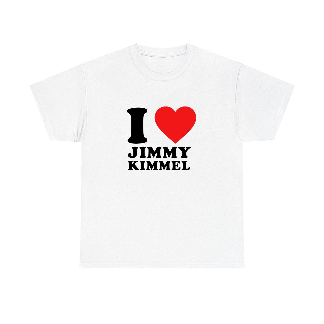 I Love Jimmy Kimmel Team Jimmy Shirt - Etsy
