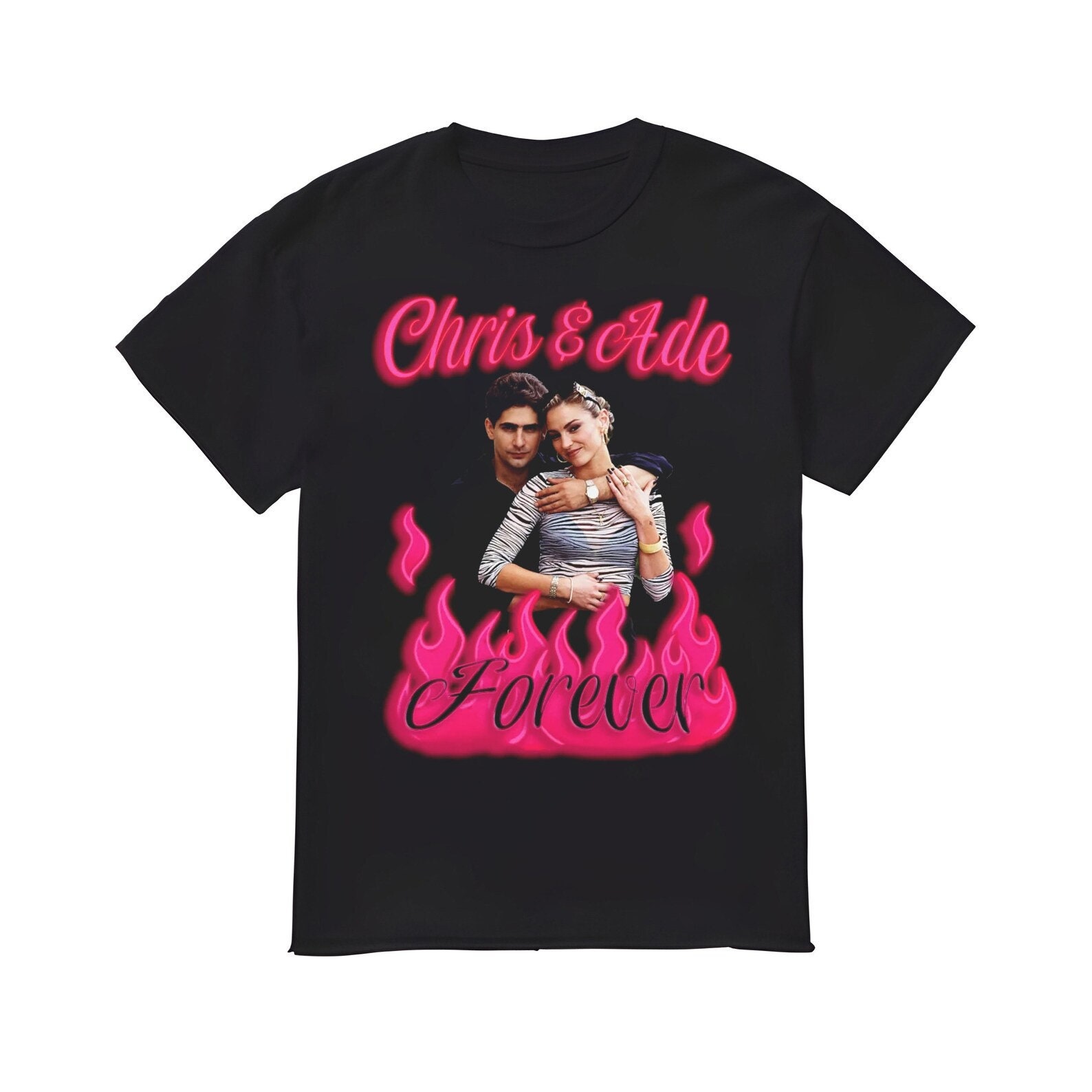 Camiseta Chris & Ade para siempre - Etsy España