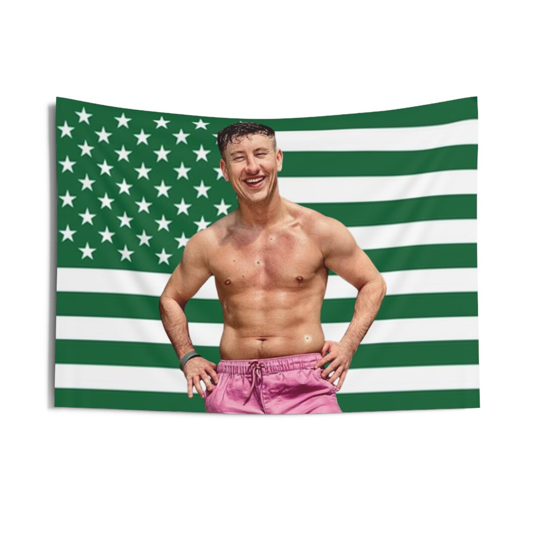 Barry Keoghan American Flag Patrick's Day Indoor Wall Tapestries - Etsy