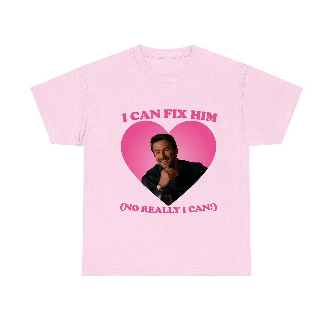 I Can Fix Him Brandon Sklenar as Andrew Winchester Pink Heart Shirt - Etsy