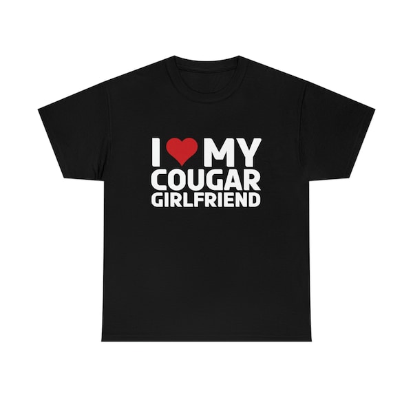 I Love Cougar Shirt - Etsy