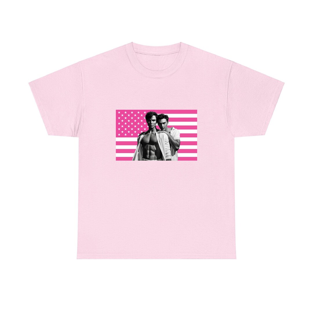 Nicholas Chavez Cooper Koch Pink American Flag Shirt - Etsy