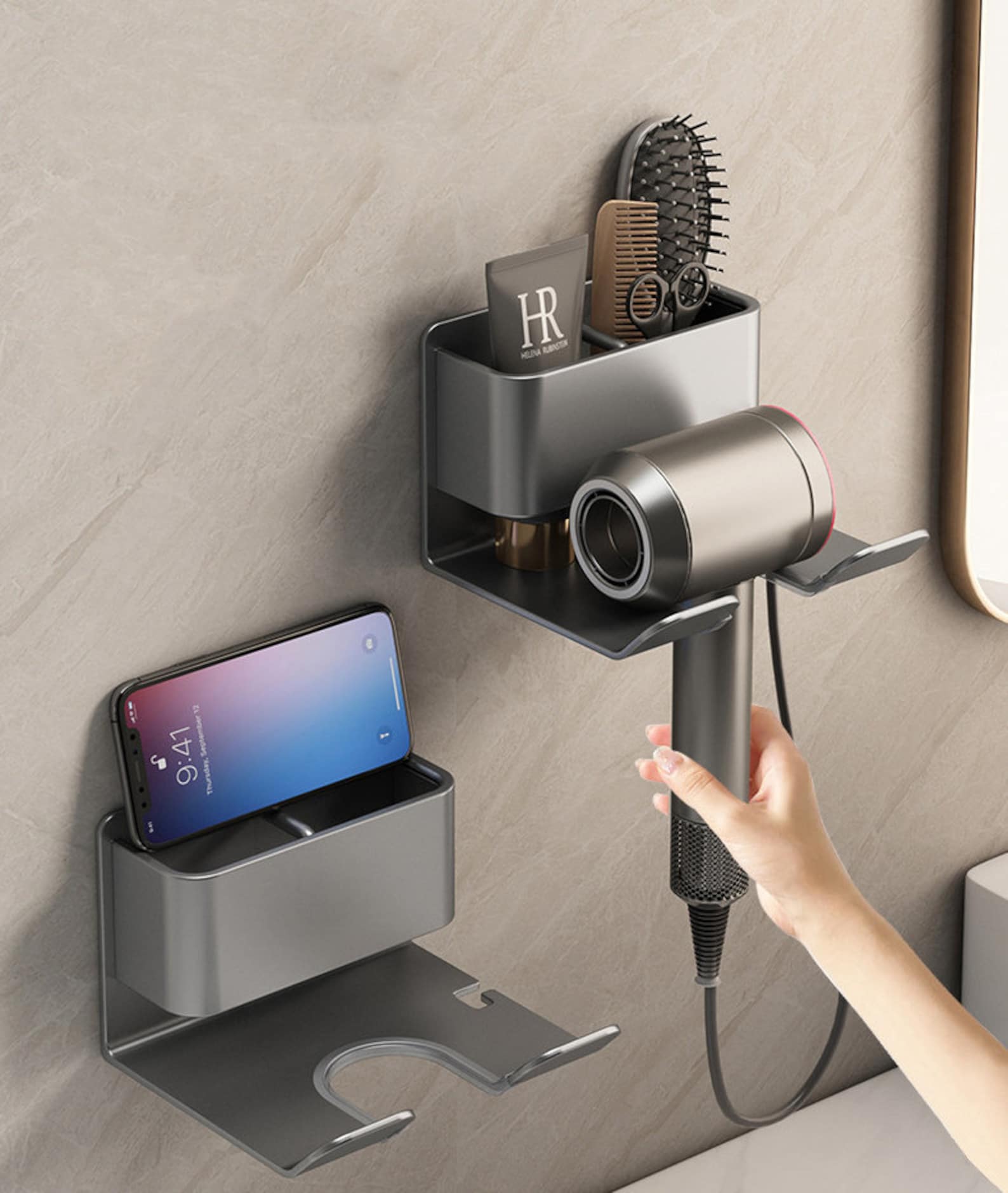 Personalized Dyson Hair Dryer Rack Liberates Hands Without Punching ...